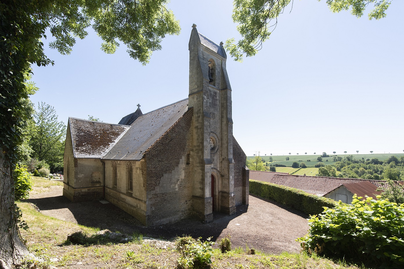 L'église Saint-Folquin du hameau de Cormette, Zudausques - Patrimoine ...